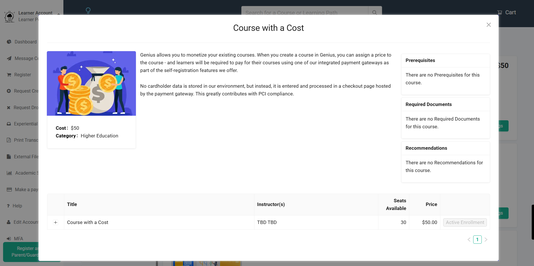 Course Information - Genius CE & Enterprise – The Genius SIS Help ...