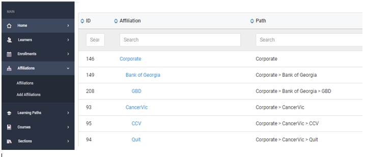 Create Affiliations and Managers - Genius Enterprise Legacy/Custom ...