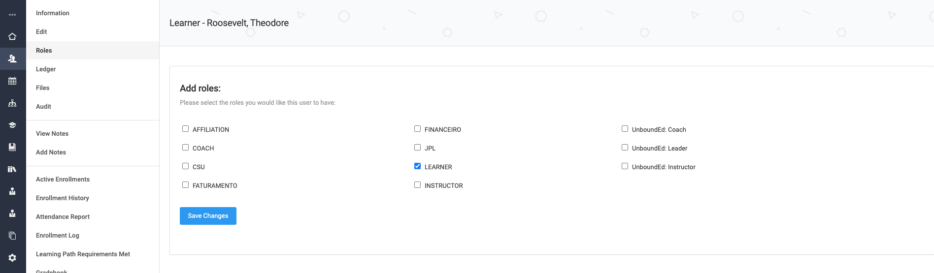 Roles - Genius Enterprise Legacy/Custom – The Genius SIS Help Knowledge Base