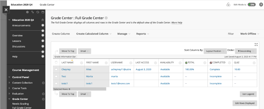 Blackboard Learn Grade Extract Rules and Completion Flags – The Genius ...