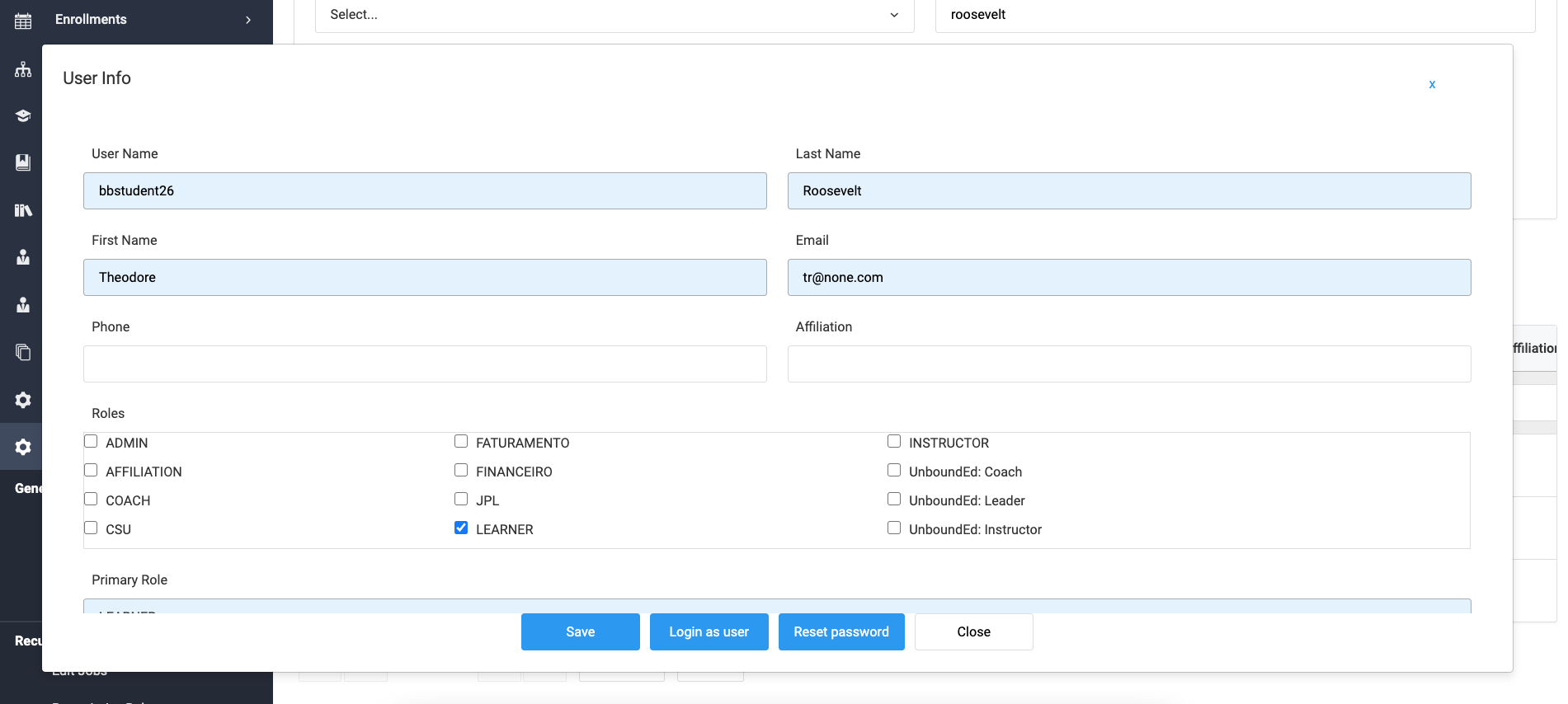 Roles - Genius CE & Enterprise – The Genius SIS Help Knowledge Base