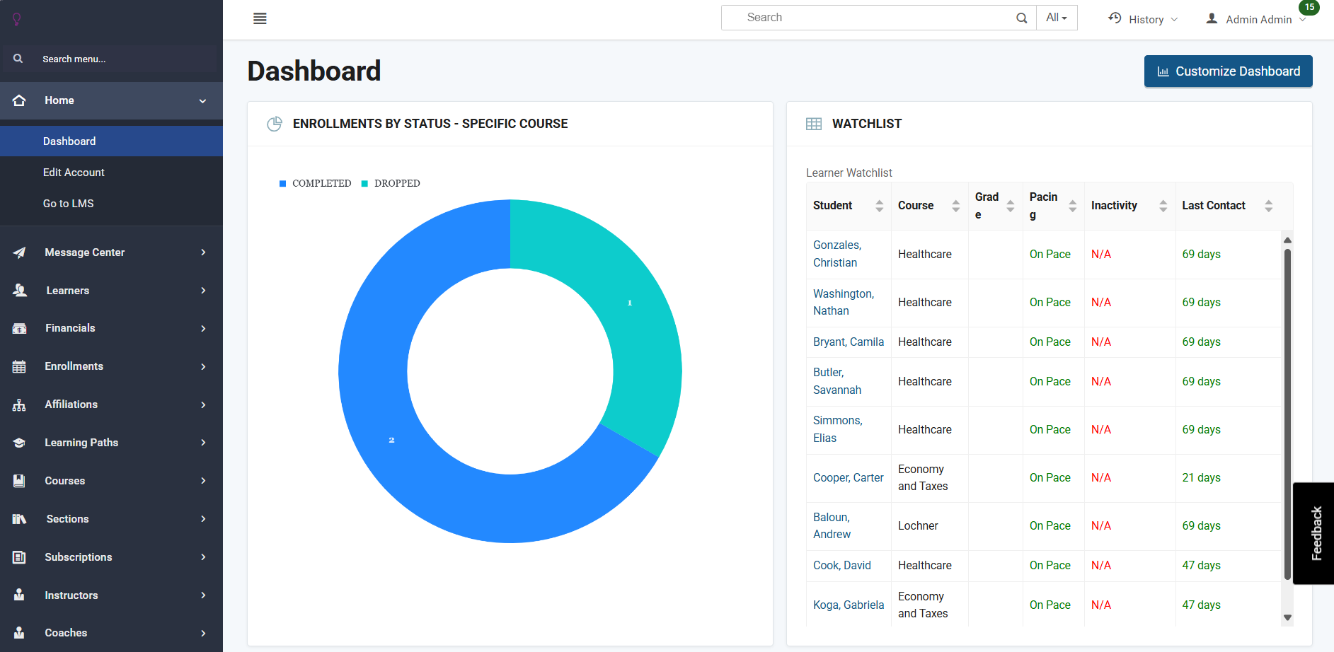 The Administrator's Interface - Genius CE & Enterprise – The Genius SIS ...
